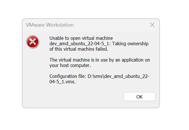 Fix “VMware Unable to open virtual machine” on Windows | Centennial Software Solutions LLC